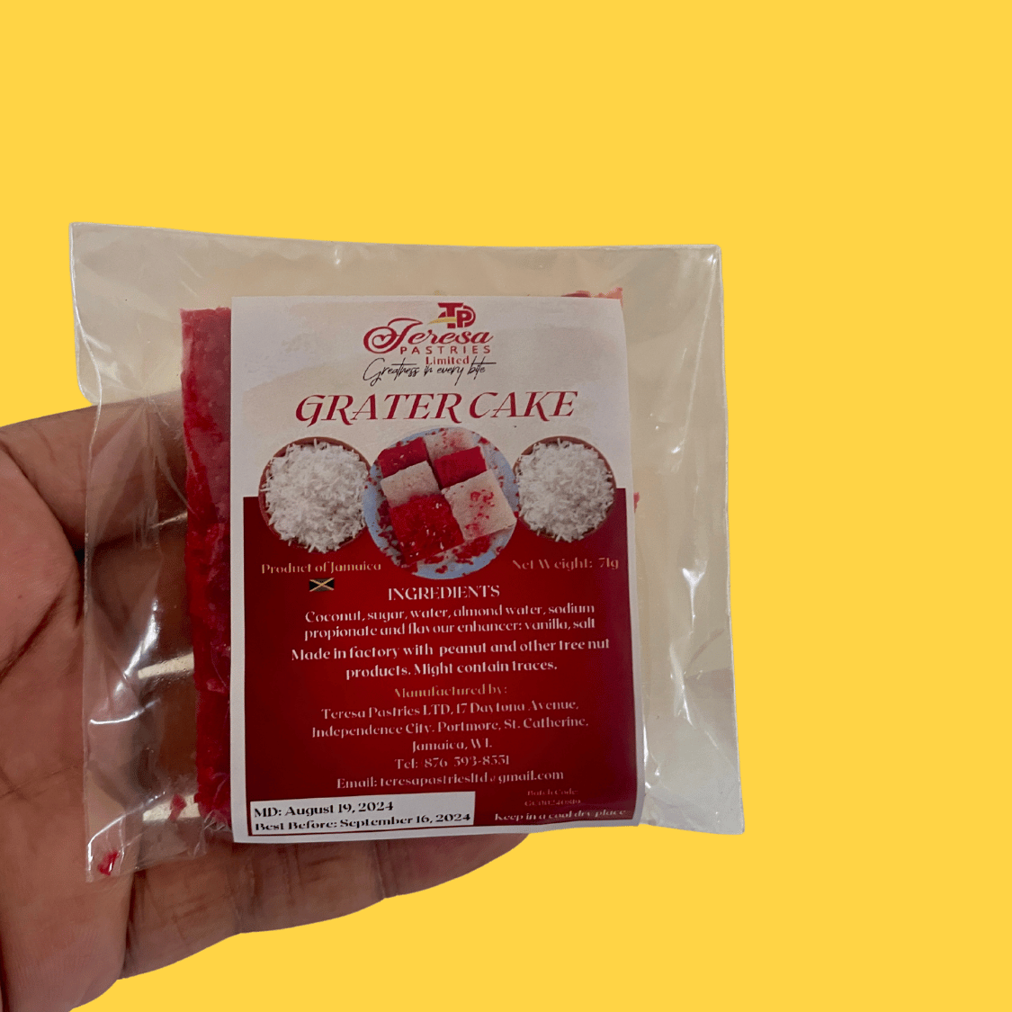 Grater Cake - Teresa Pastries (3 Pack) - [Express Shipping Required ...