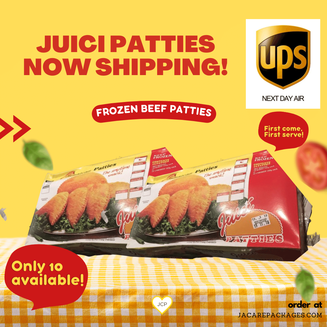 Juici Patty - Beef - Frozen (12 Patties) – Jamaican Care Packages